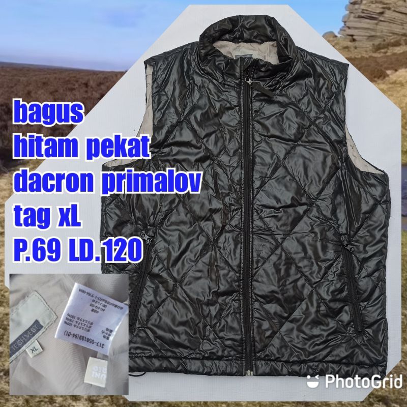 Jual rompi vest gunung outdoor puffer gelembung tebal dacron primalov ...