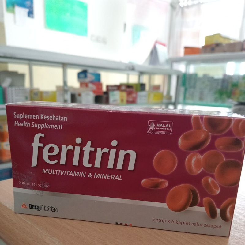 Jual feritrin box isi 30 tab | Shopee Indonesia