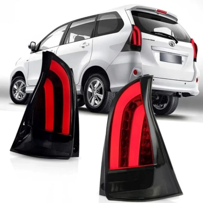 Jual stop lamp all new avanza 2012-2015 light bar smoke/red smoke ...