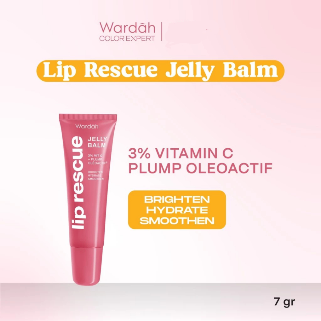 Jual WARDAH Lip Rescue Jelly Balm Dusty Rose 7 g | Shopee Indonesia