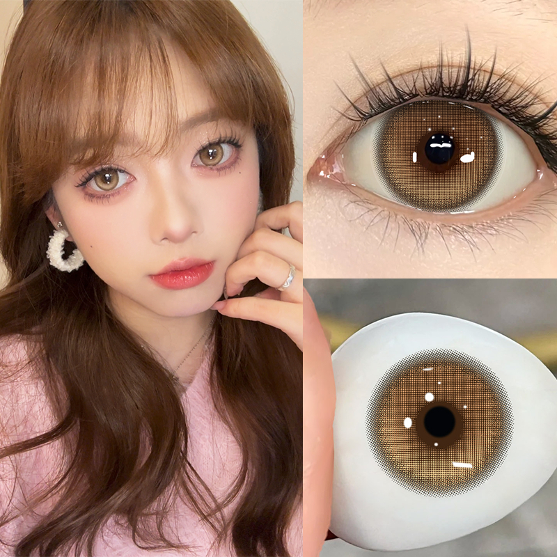 Jual [COD]mysticeyes softlens twilight seri golden hazel color lensa 14 ...