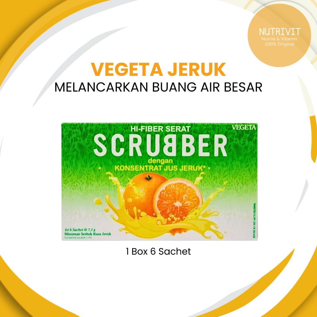 Jual VEGETA SCRUBBER JERUK 6 SACHET | Shopee Indonesia