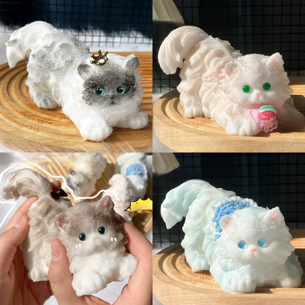 Jual Taba Squishy Premium Fluffy Cat Xiaomimi Kucing 13 cm Stress ...