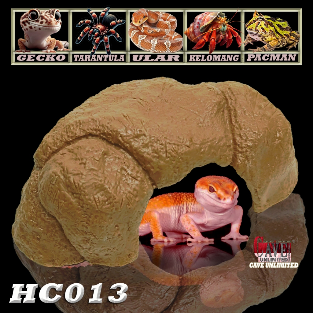 Jual HC013 GOA TEMPAT NGUMPET SEMBUNYI REPTILE HIDDING CAVE PLACE ...