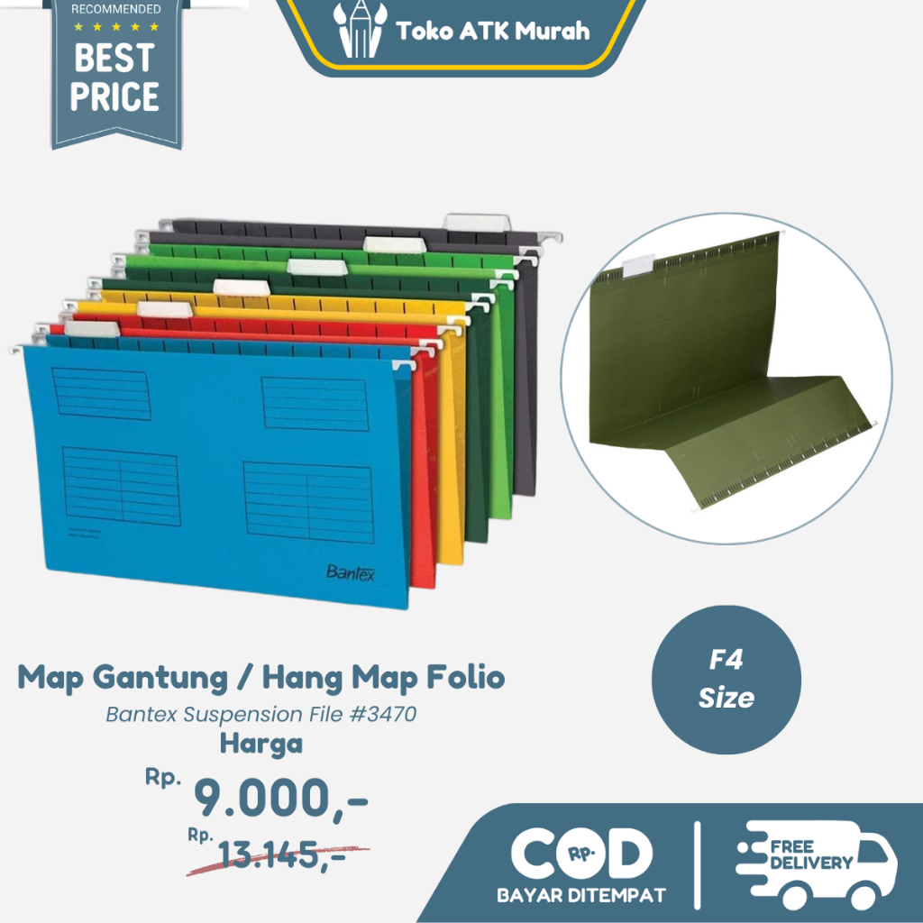 Jual Bantex Suspension file (Hang map) Folio #3470 | Shopee Indonesia