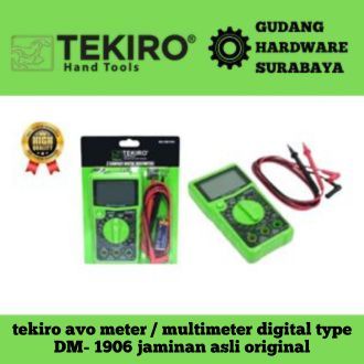 Jual tekiro avo meter / multimeter digital type DM- 1906 / 1907 jaminan ...