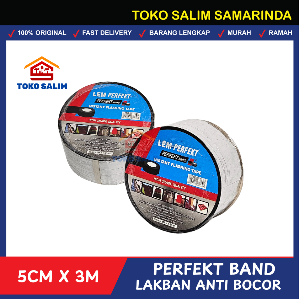 Jual Lem Perfect Band Lakban Tambalan Perekat Serba Guna / Lem Atap ...