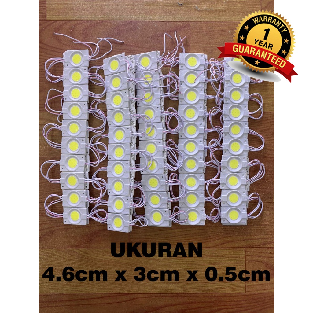 Jual Lampu Bus / Truk / bak / LED Module COB 1 mata 12 Volt 2.4 watt ...