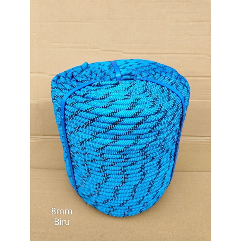 Jual Tali Karmantel 8 mm statis viva Biru Tali Panjat Tebing Gondola ...