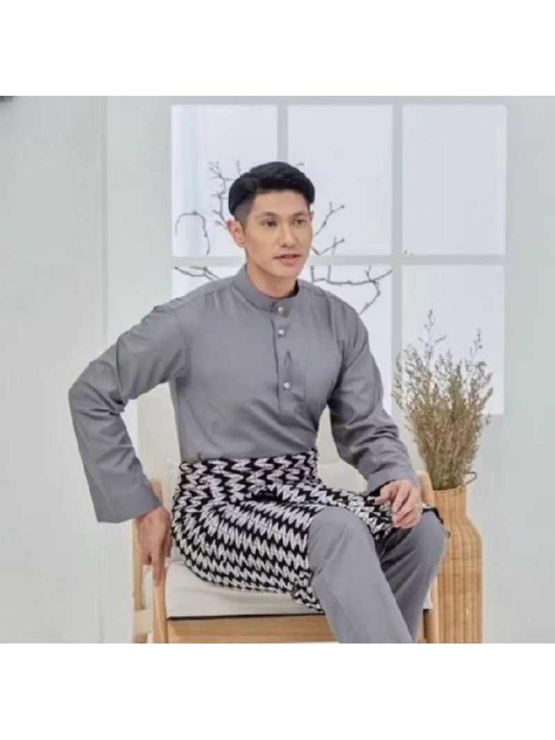 Jual One Set Baju Melayu Malaysia Pria Teluk Belanga Bahan Katun Toyobo ...