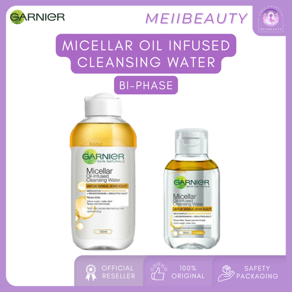 Jual Garnier Micellar Water Oil Infused Bi-Phase Skin Care | Pembersih ...
