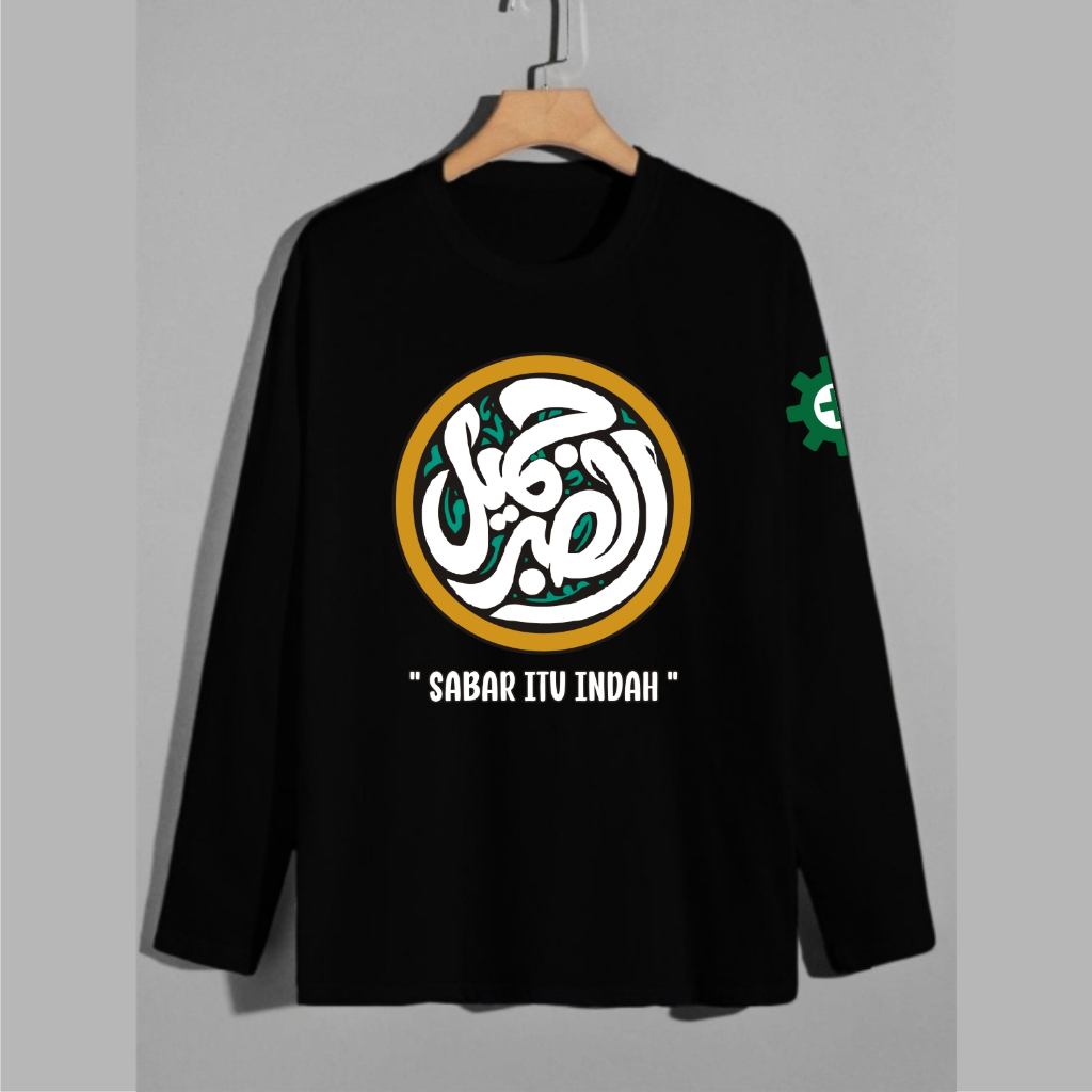 Jual KAOS ATASAN LENGAN PANJANG DEWASA , KAOS KATA KATA TULISAN ARAB ...