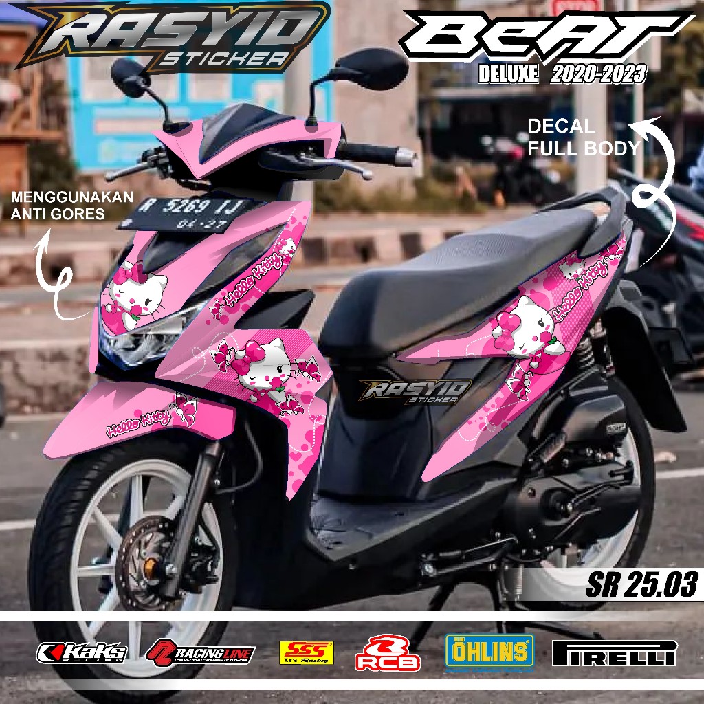 Jual COD Sticker Decal Full Body Honda Beat Deluxe Beat street 2020 ...