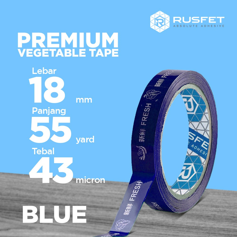 Jual Lakban Isolasi Selotip Fresh Lakban Sayur Fresh Biru | Shopee ...