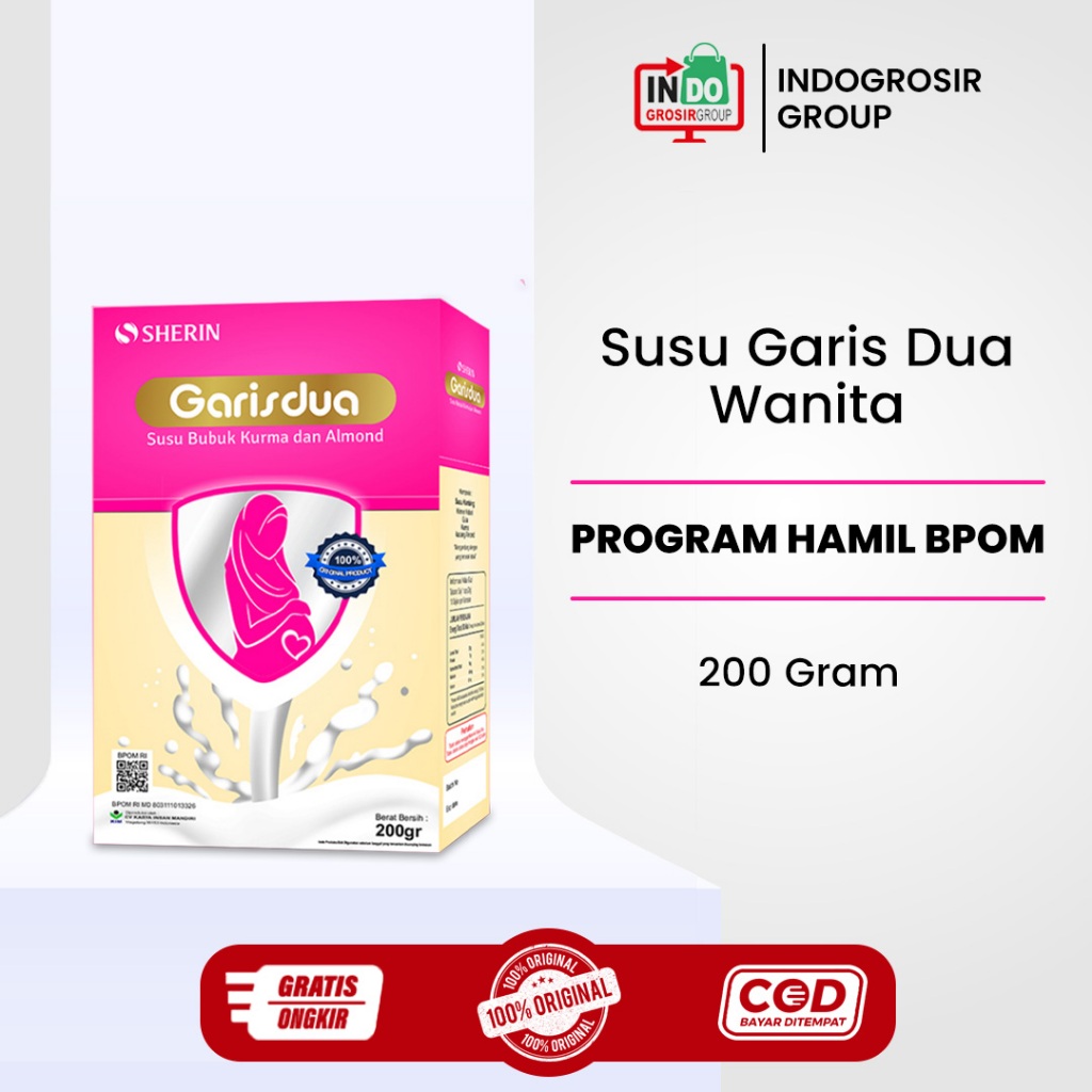 Jual Program Hamil BPOM - Susu Garis Dua Herbal Promil Aman | Shopee ...