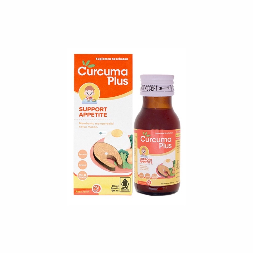 Jual Curcuma Plus Support Appetite Syr 60ml (per Botol) | Shopee Indonesia