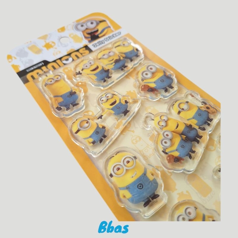 Jual Minions Jelly Stickers Adinata / Sticker / Label / Stiker | Shopee ...