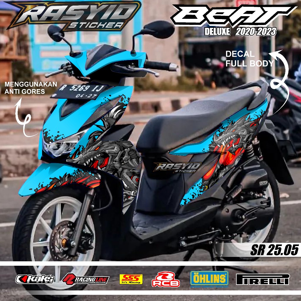 Jual COD Sticker Decal Full Body Honda Beat Deluxe Beat street 2020 ...