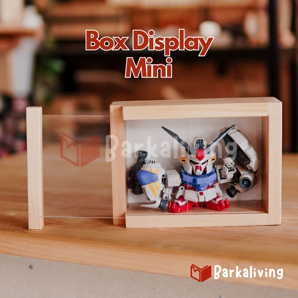 Jual Box Display Mini Action Figure Parfum Mainan Kotak Kayu Akrilik ...