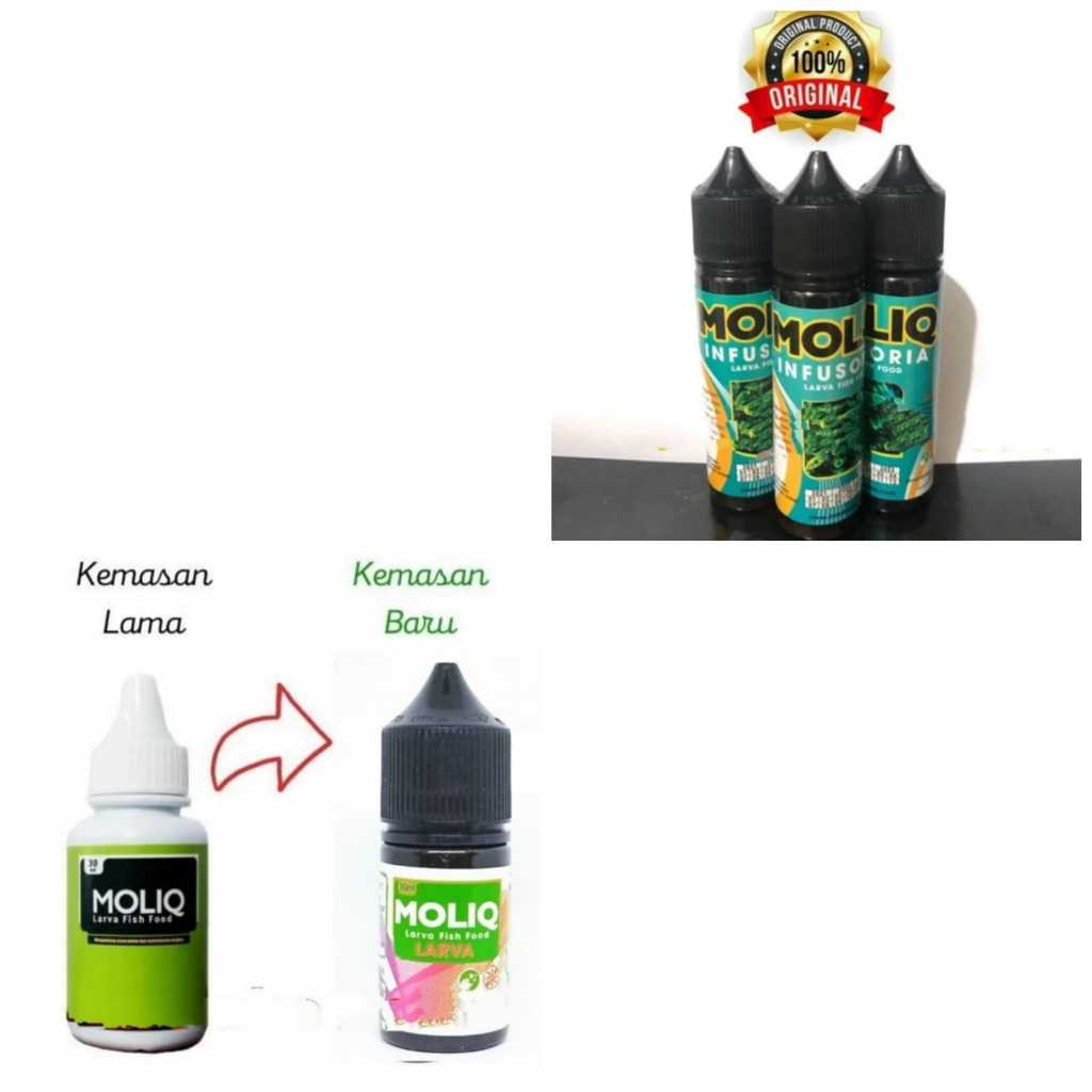 Jual KL MOLIQ INFUSORIA dan LARVA Makanan Larva Burayak Anakan Anak ...