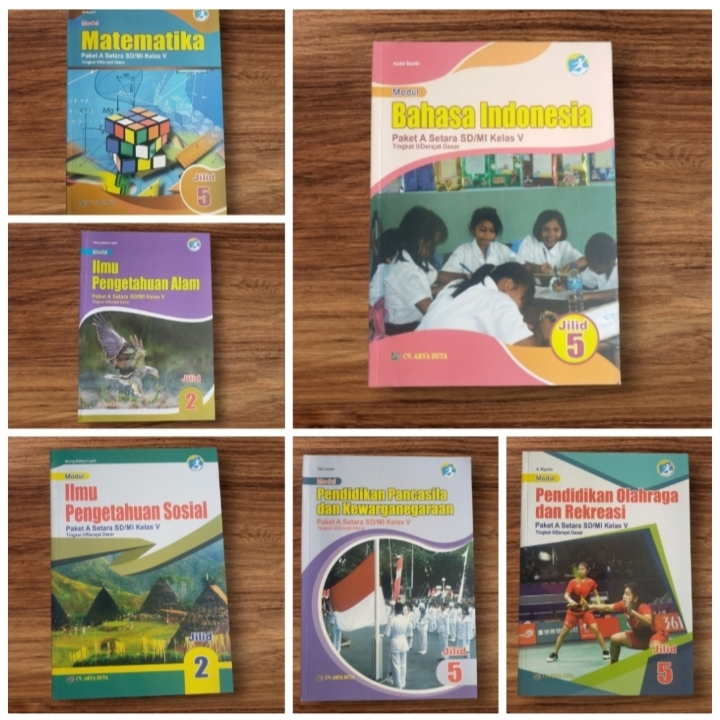 Jual Harga satuan buku modul paket A setara dengan SD/mi k13 untuk ...