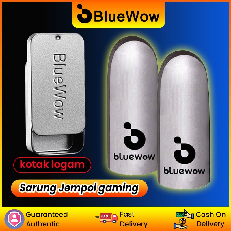 Jual BlueWow Sarung Jempol Game Silver Cloth Mobile Game Finger Sleeves Anti-Slip Anti-Keringat ...