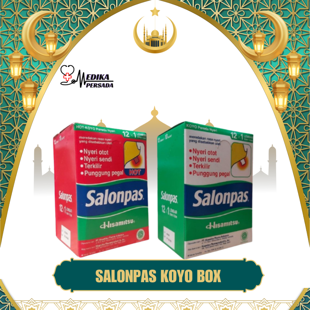 Jual Medika Persada - Koyo Salonpas Box (10pack x 12lbr) | Pereda Nyeri ...
