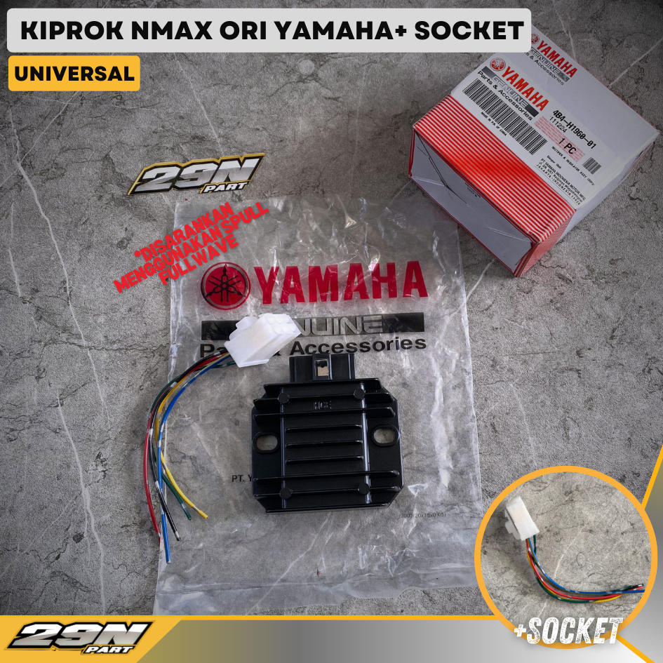 Jual Regulator Kiprok Nmax 4B4-H1960-01 Original Yamaha Plus Socket ...