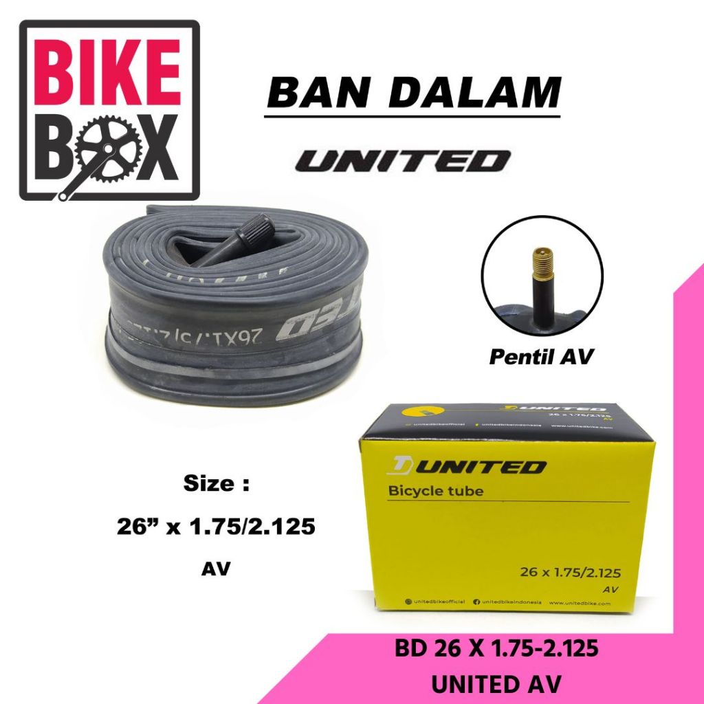 Jual UNITED BAN DALAM SEPEDA 26 x 175/2125 UNITED AV | Shopee Indonesia