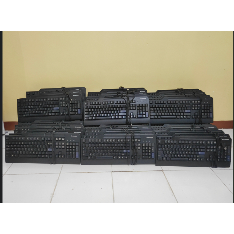 Jual Keyboard Komputer/Pc Original Built Up Lenovo Usb | Shopee Indonesia