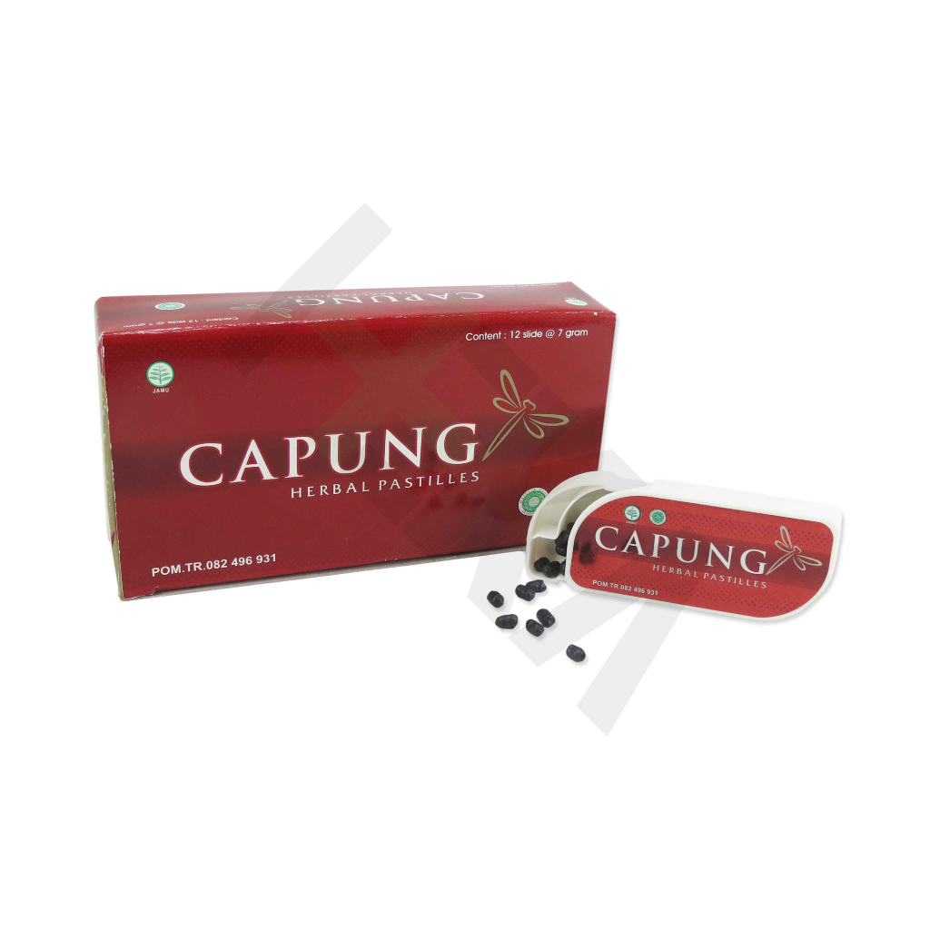 Jual Capung Herbal Pastilles 7 g Box isi 12 - Meredakan Batuk ...