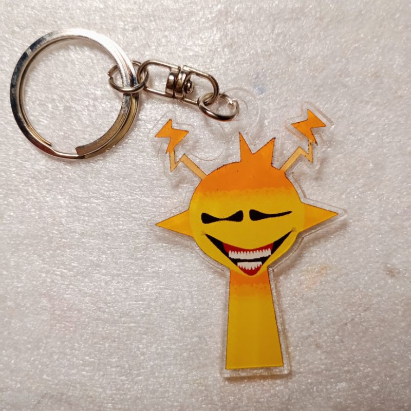 Jual ganci Sprunki Simon Retake / keychain gantungan kunci Simon ...