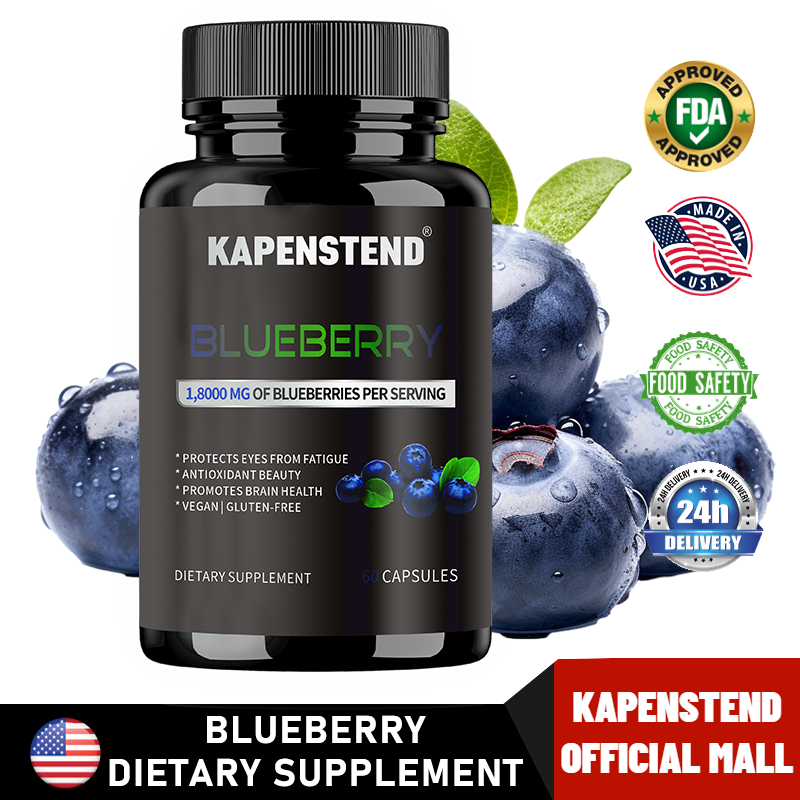 Jual KAPENSTEND Blueberry - Perlindungan Mata dari Kelelahan, 18,000mg ...
