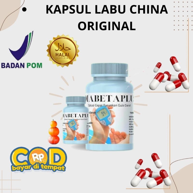 Jual DIABETASPLUS KAPSUL SUSU LABU CHINA Untuk DIABETES ASLI - ORIGINAL ...