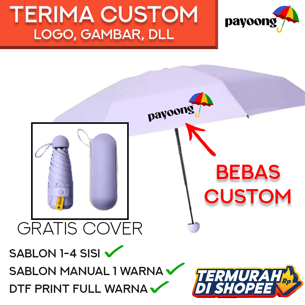 Jual Payung Mini Ultraportable Anti UV (Travel Friendly, Model Kapsul ...