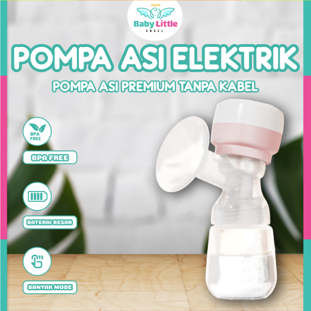 Jual POMPA ASI PORTABLE ELEKTRIK BreastPump Electric Single Otomatis ...