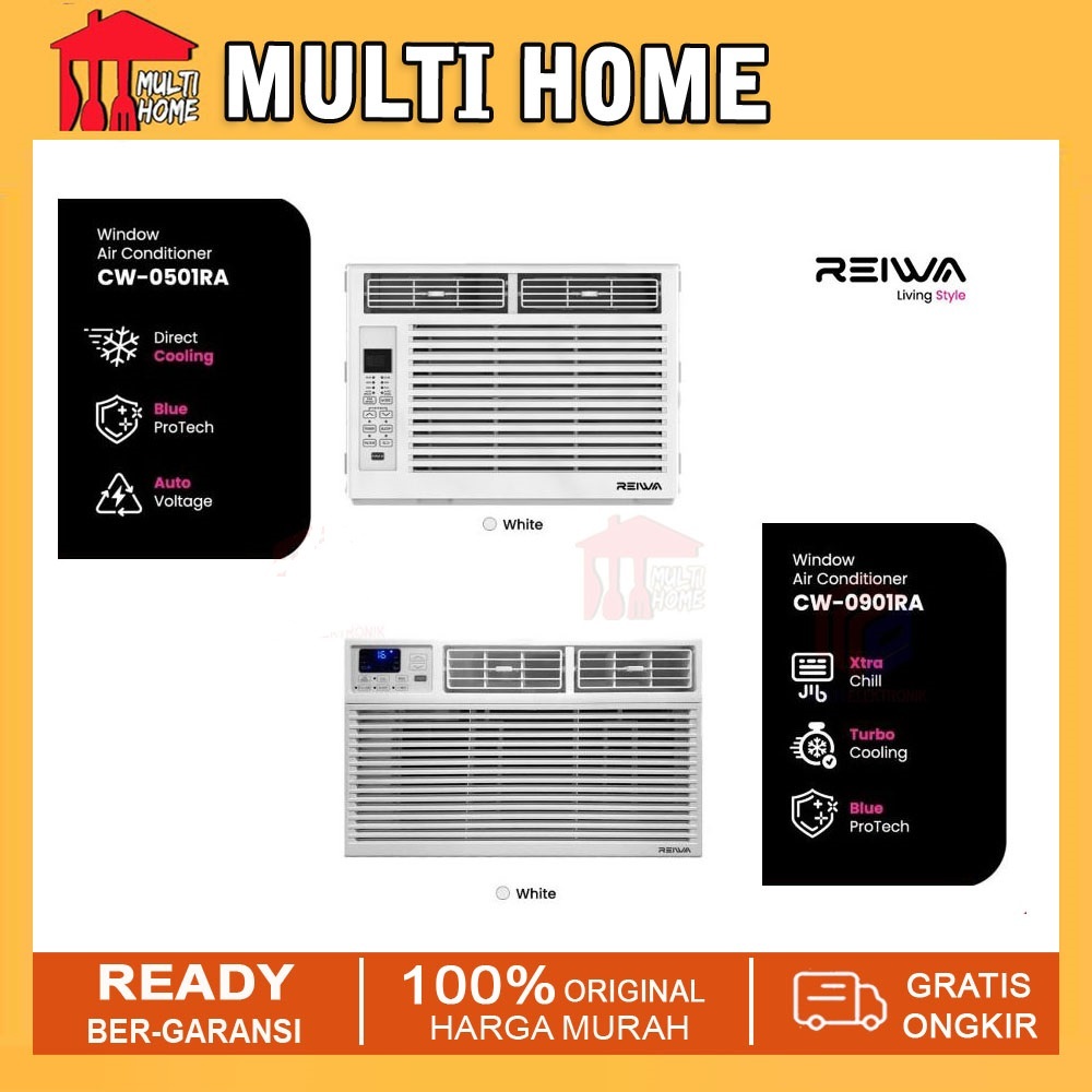 Jual Reiwa CW-0901RA / CW-0501RA - AC Window Portable Reiwa 1 PK / 0.5 PK | Shopee Indonesia