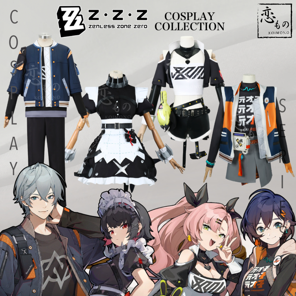 Jual 【Ready Stock】KOIMONO Kostum Cosplay Zenless Zone Zero Collection Set ZZZ (Belle, Ellen Joe ...