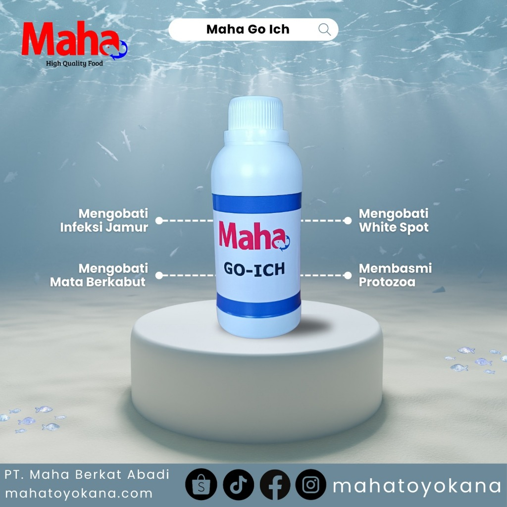 Jual Maha Go-ich obat jamur ikan white spot | Shopee Indonesia