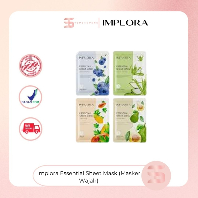 Jual Implora Essential Sheet Mask (Masker Wajah) | Shopee Indonesia