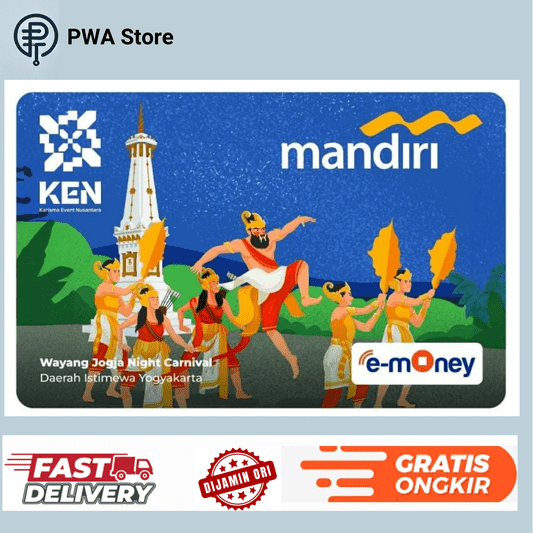 Jual Kartu E-money Mandiri Edisi KEN - Wayang Jogja Carnaval (Support ...