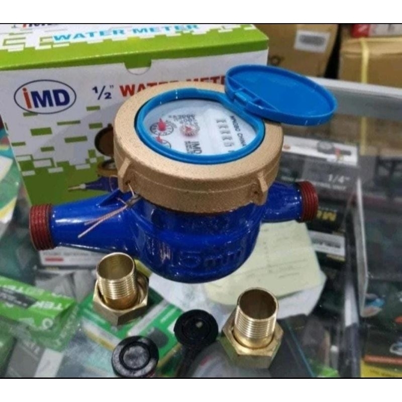 Jual Water Meter IMD Meteran Air PDAM Body Besi 1/2 SNI | Shopee Indonesia