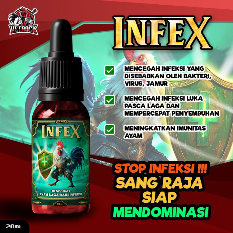 Jual INFEX OBAT INFEKSI AYAM MENCEGAH BAKTERI VIRUS JAMUR DAN ...