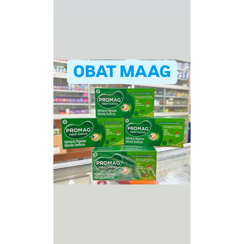 Jual Promag Tablet Strip (isi 1 blister 10 tablet) | Shopee Indonesia