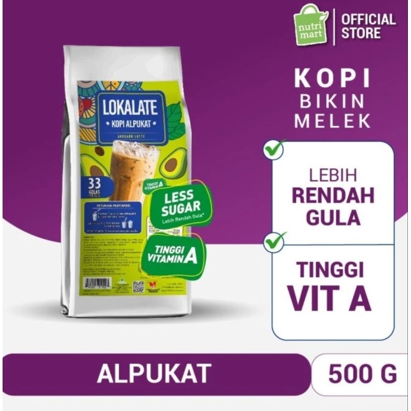 Jual Lokalate Kopi Alpukat 500gr (100% ORIGINAL) | Shopee Indonesia