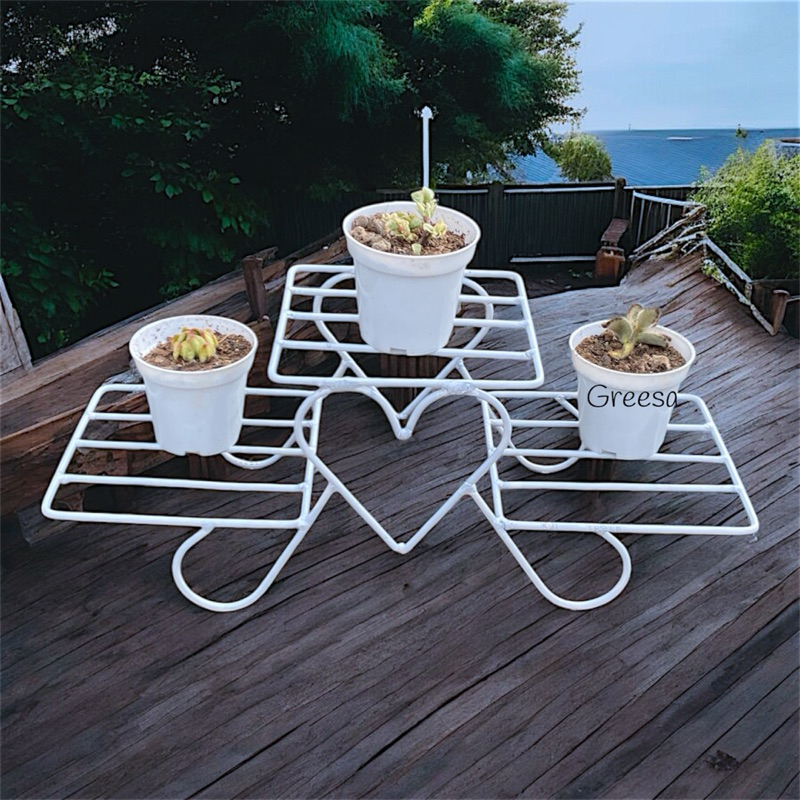 Jual STANDING POT ISI 3 MODEL PENDEK | RAK POT | Shopee Indonesia
