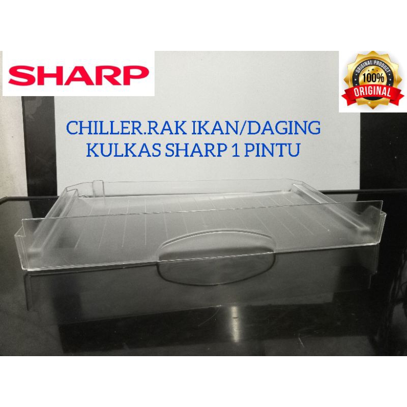 Jual CHILLER.RAK IKAN KULKAS SHARP 1 PINTU.SJ-M165.SECOND ORIGINAL ...