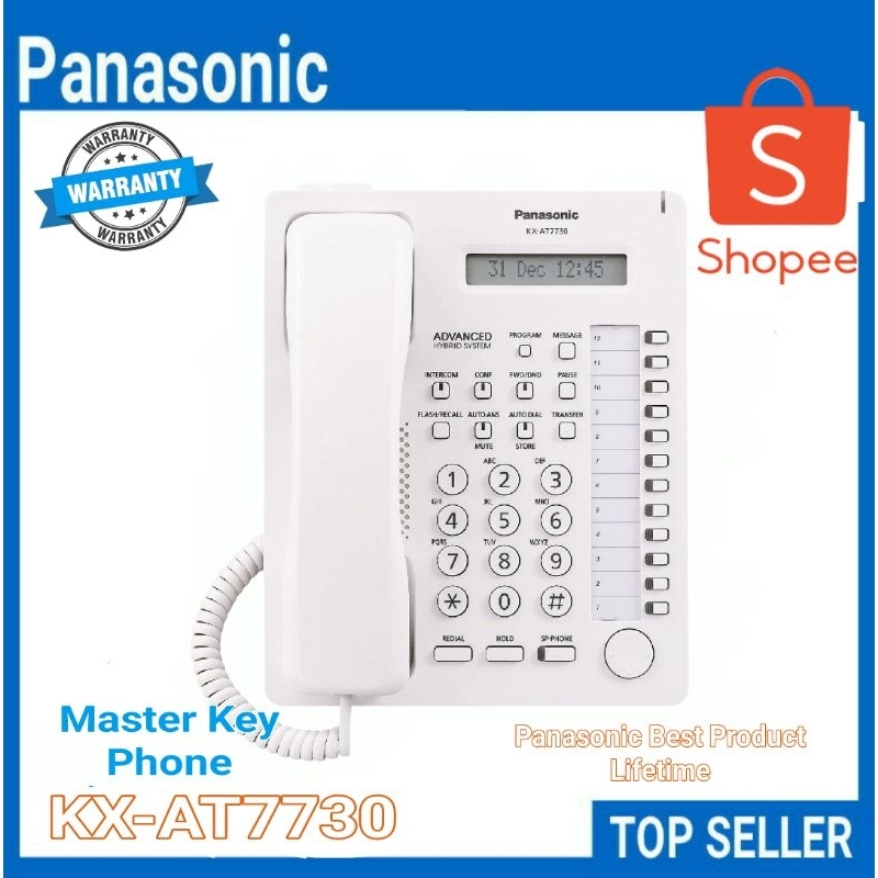 Jual Panasonic KX-AT7730 T7730 Digital Master Mesin Program Advanced | Shopee Indonesia