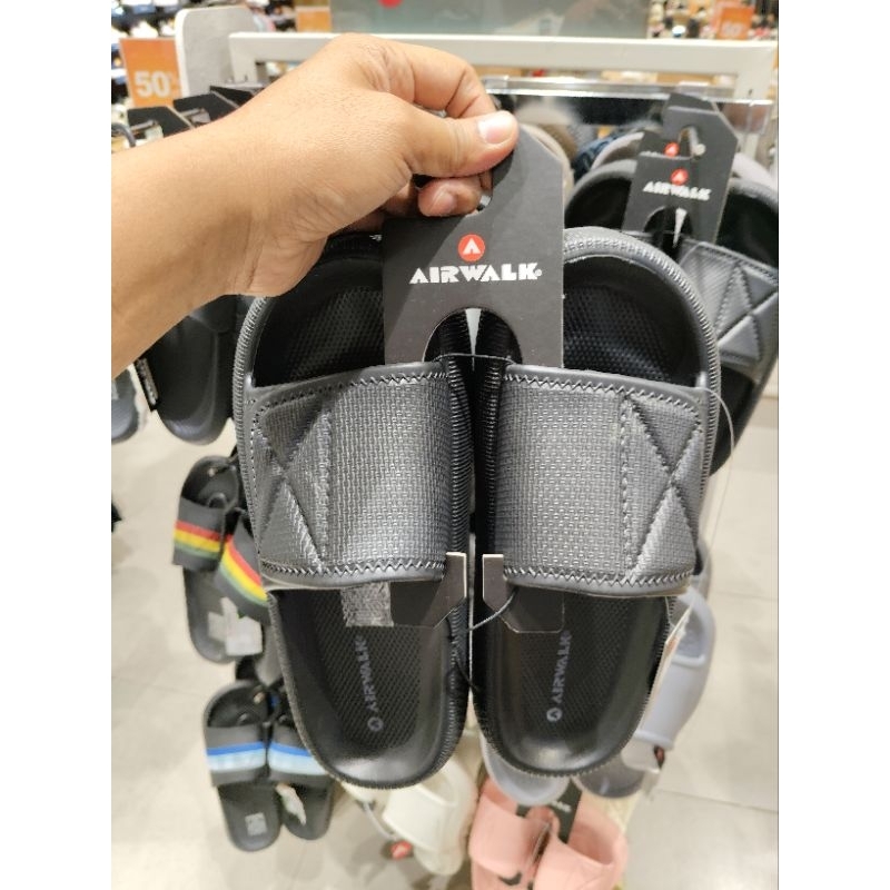 Jual Airwalk Sasen Men's Sandals - Black 0888-AIW22SM0801B005039 ...