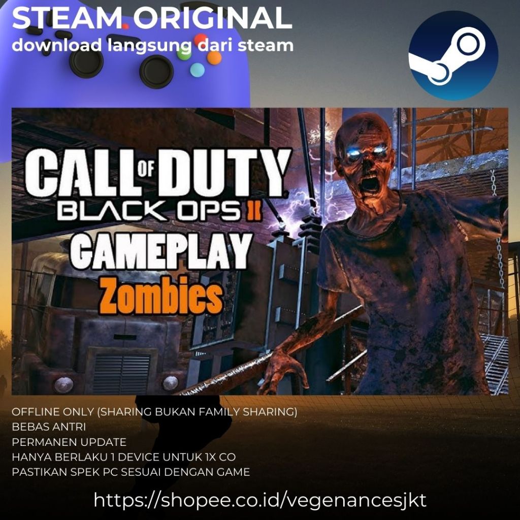 Jual Call of Duty: Black Ops II PC Game Original + Latest Update ...